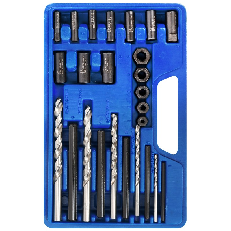 Blue Spot Tools Stud and Bolt Extractor 25pc Set 22311 Bluespot | Sealants and Tools Direct